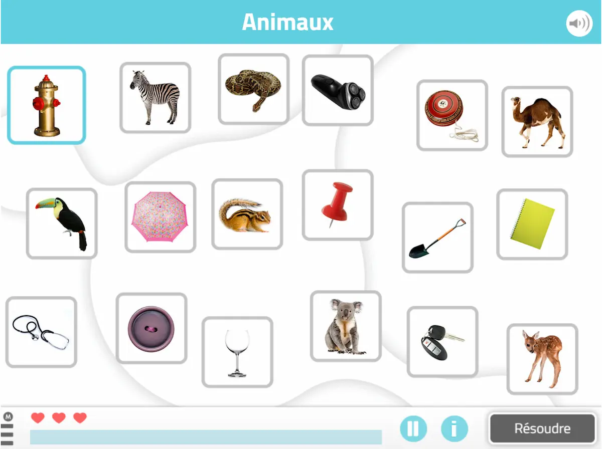 Nouvelles activités : « Sélectionner les éléments d’une catégorie » et ...
